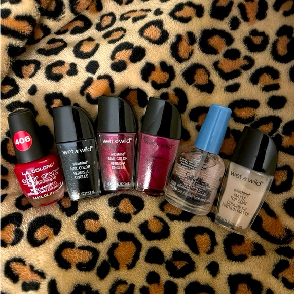Makeup | New Fingernail Polish Bundle With 6 Different Nail Polish ...